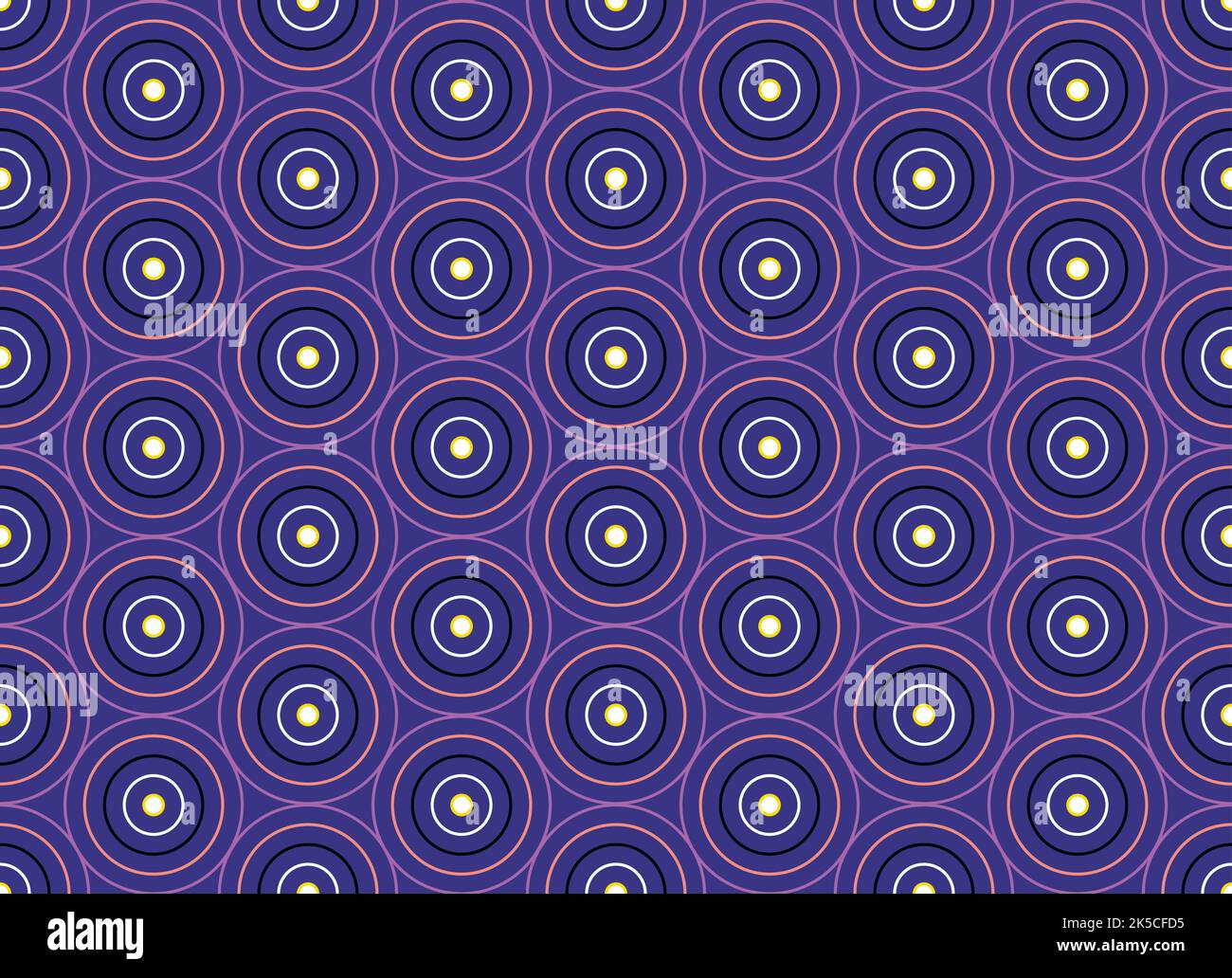 Halloween Violet Circle Pattern Vector Illustration Stock Vector Image ...