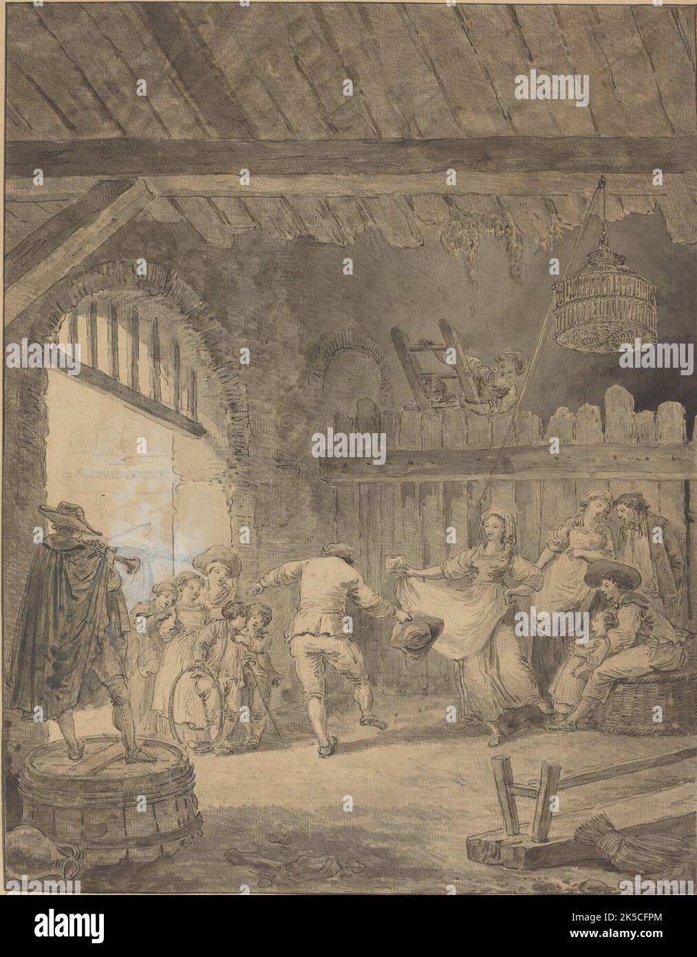 The Peasant Dance, c. 1770/1775 Stock Photo - Alamy