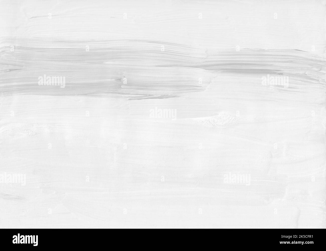 White background texture. Light monochrome backdrop. Brush strokes on ...