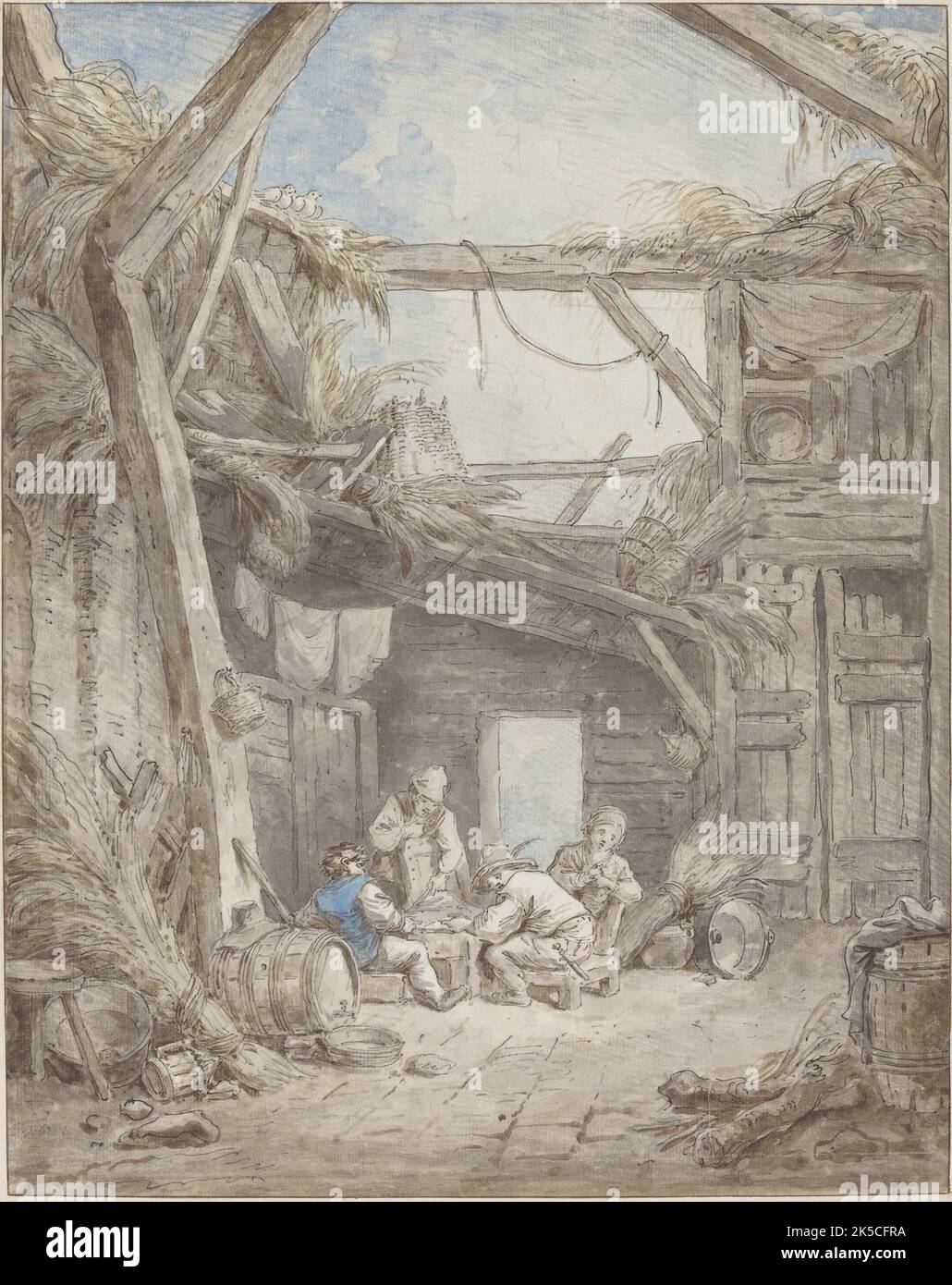 Ruined Farm, c. 1770/1775 Stock Photo - Alamy