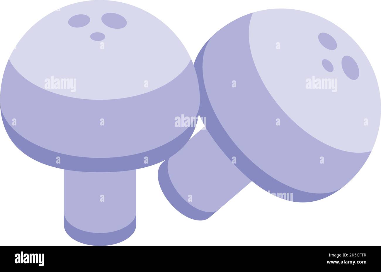 Mushroom zinc icon isometric vector. Food mineral. Iron zn Stock Vector ...