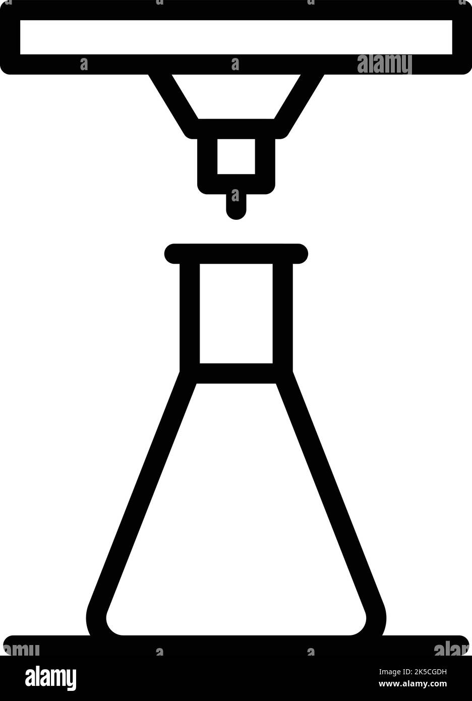 Industry glass factory furnace Stock Vector Images - Alamy