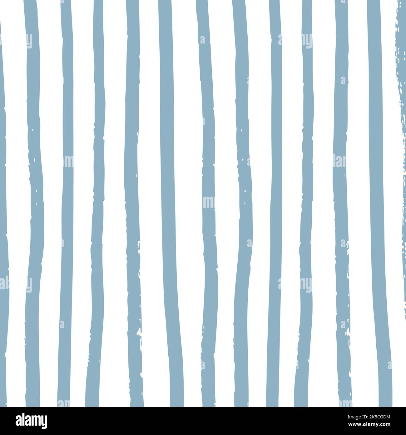 Hand Drawn blue vertical thick stripe Doodle Pattern Stock Vector Image ...