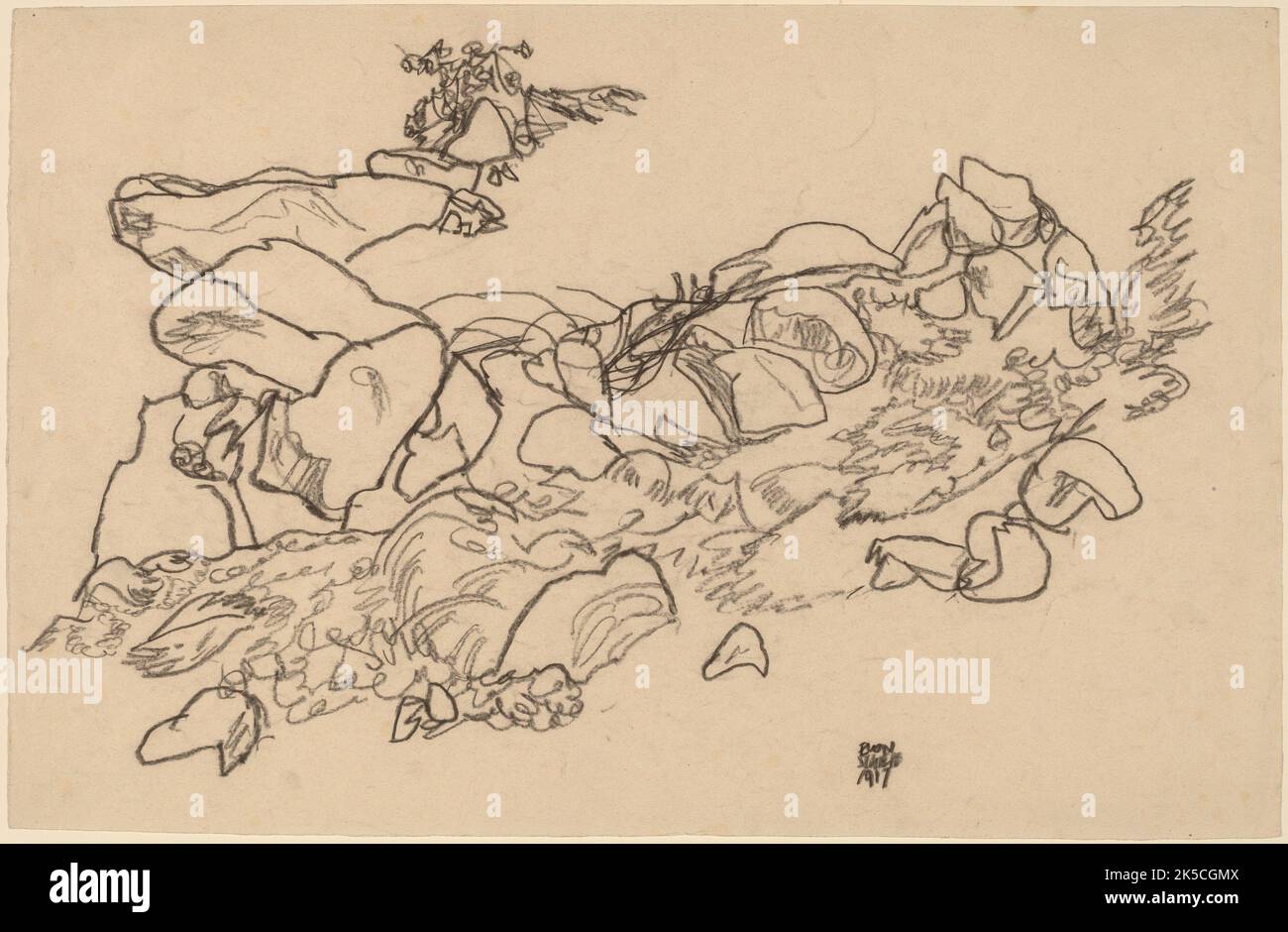 Mountain Stream, 1917 Stock Photo - Alamy