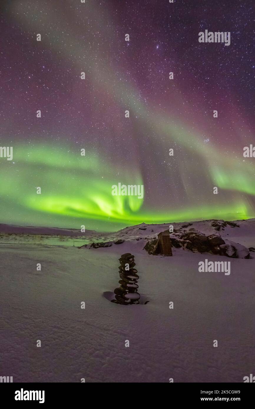 Northern Lights (Aurora Borealis) in Norway Stock Photo - Alamy