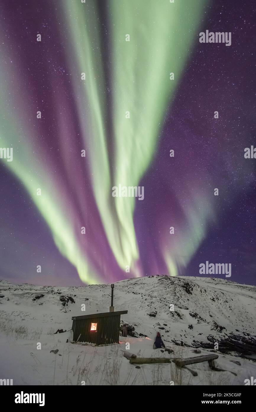 Northern Lights (Aurora Borealis) in Norway Stock Photo - Alamy