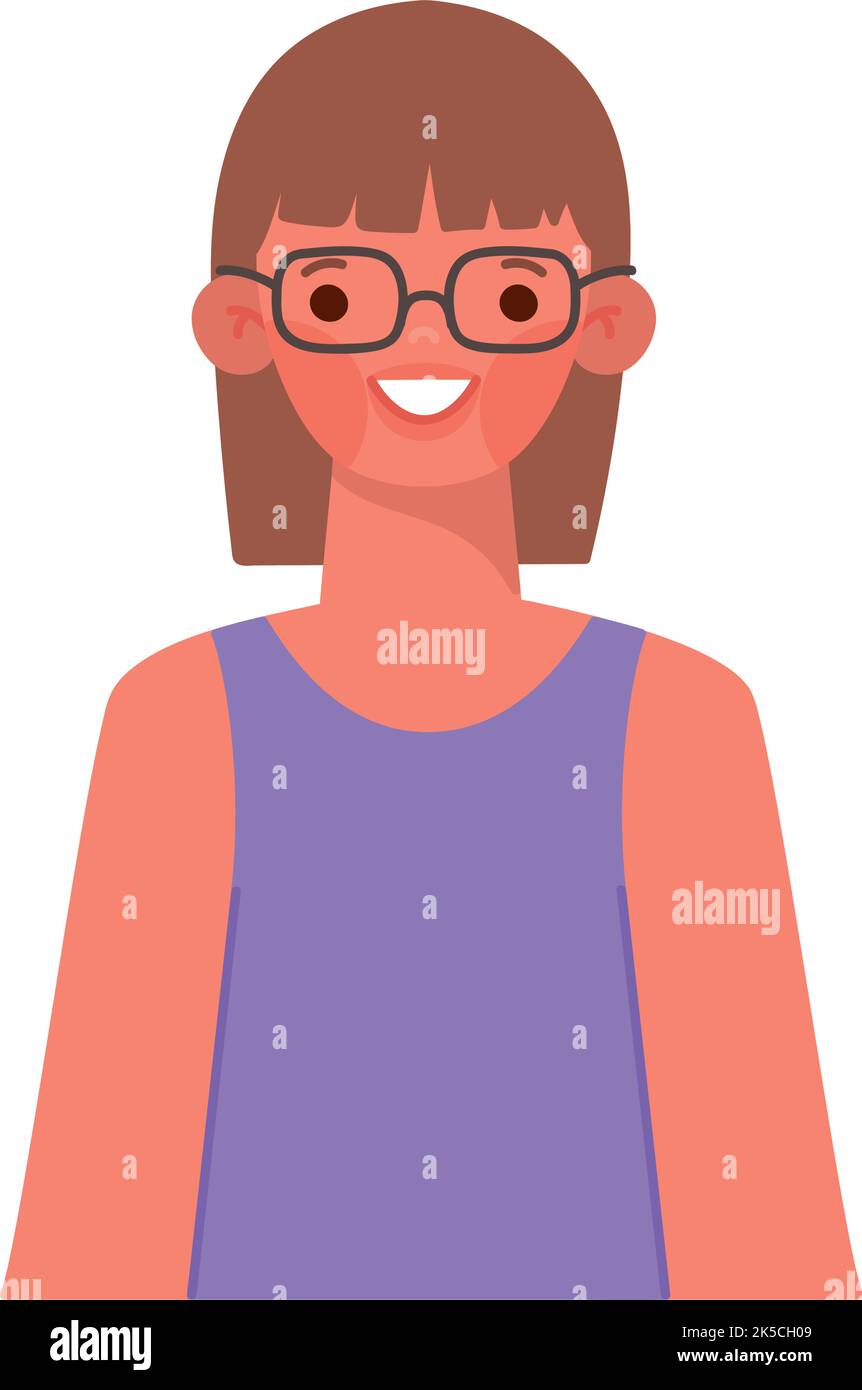 happy lady image Stock Vector Image & Art - Alamy