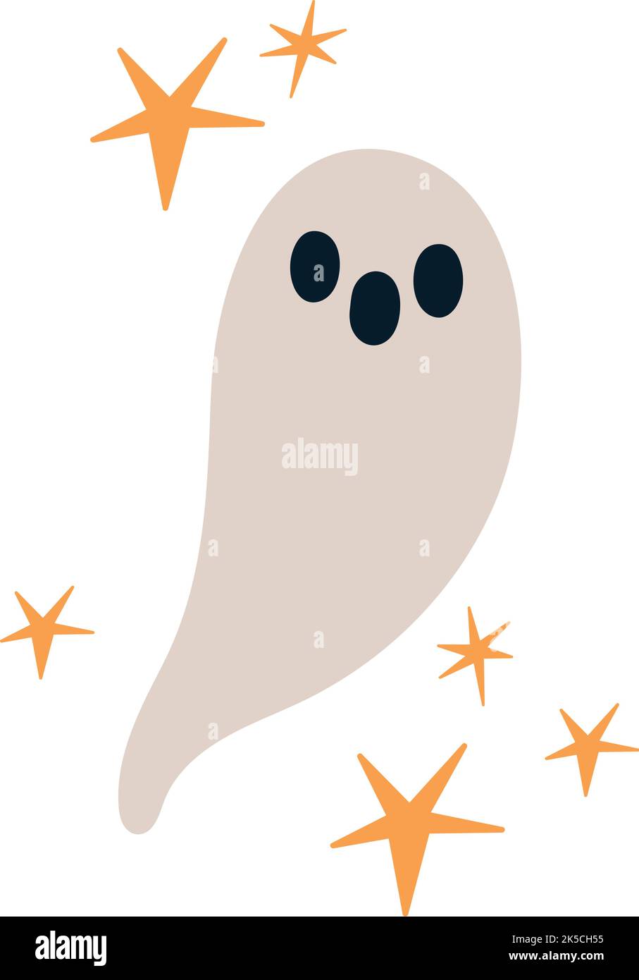 ghost with stars Stock Vector Image & Art - Alamy
