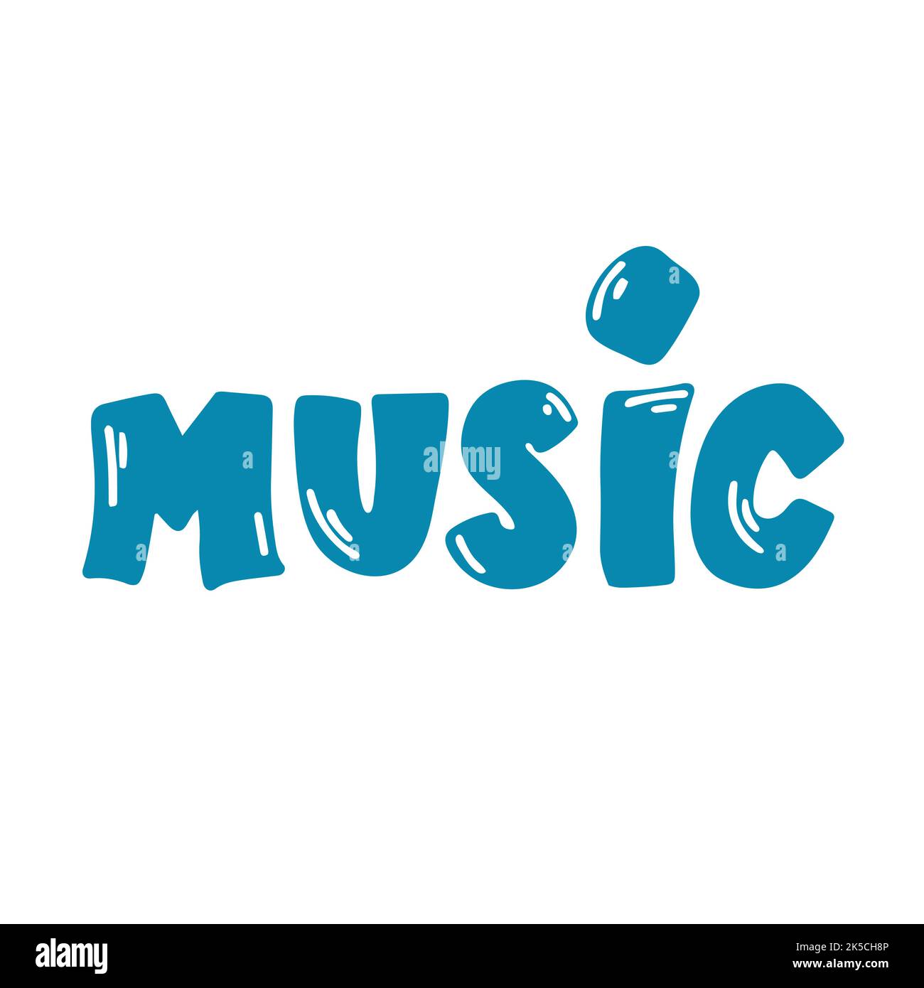 Music logo on white. isolated on white Stock Vector Image & Art - Alamy