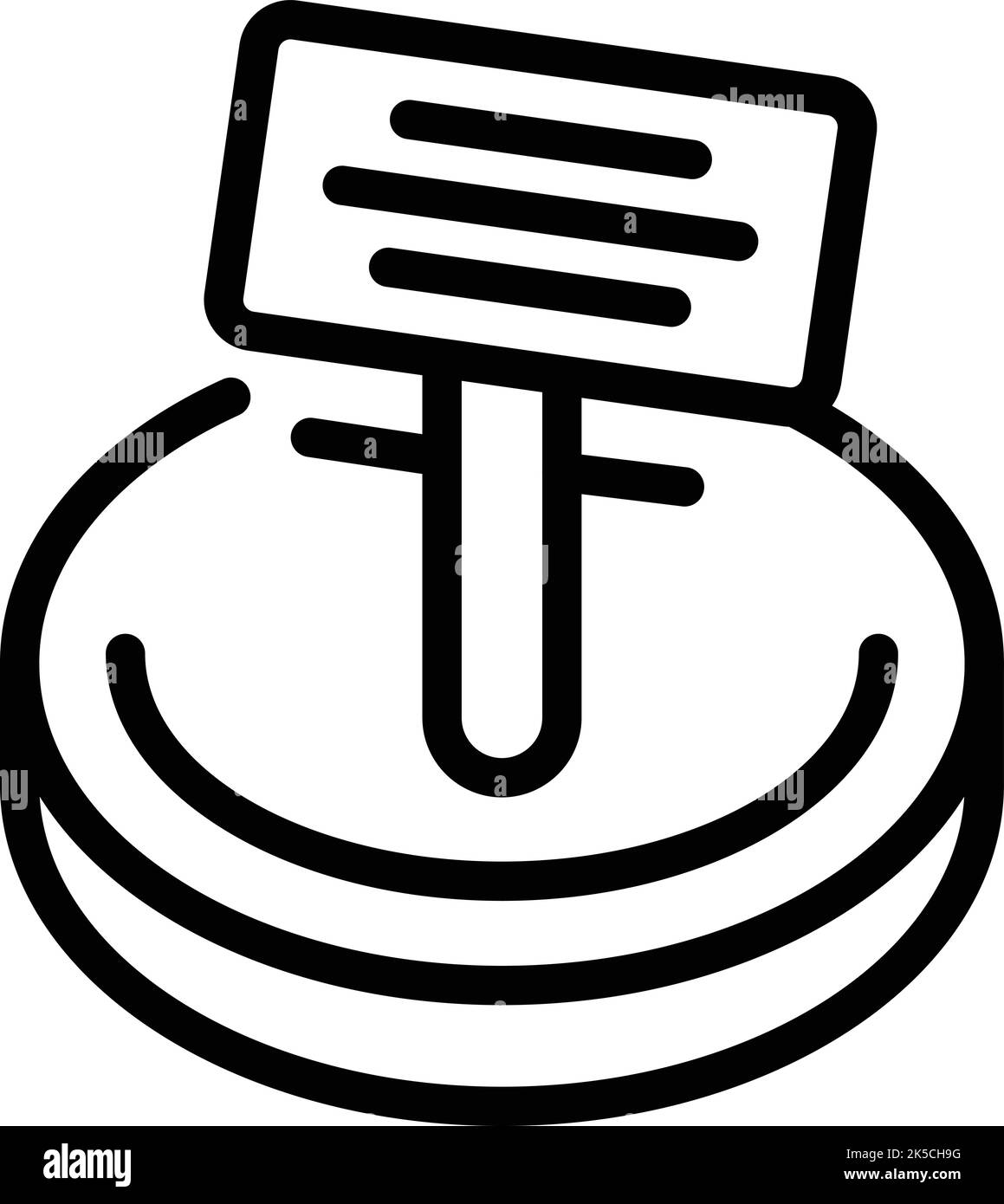 Escape board icon outline vector. Comfort zone. Work start Stock Vector ...