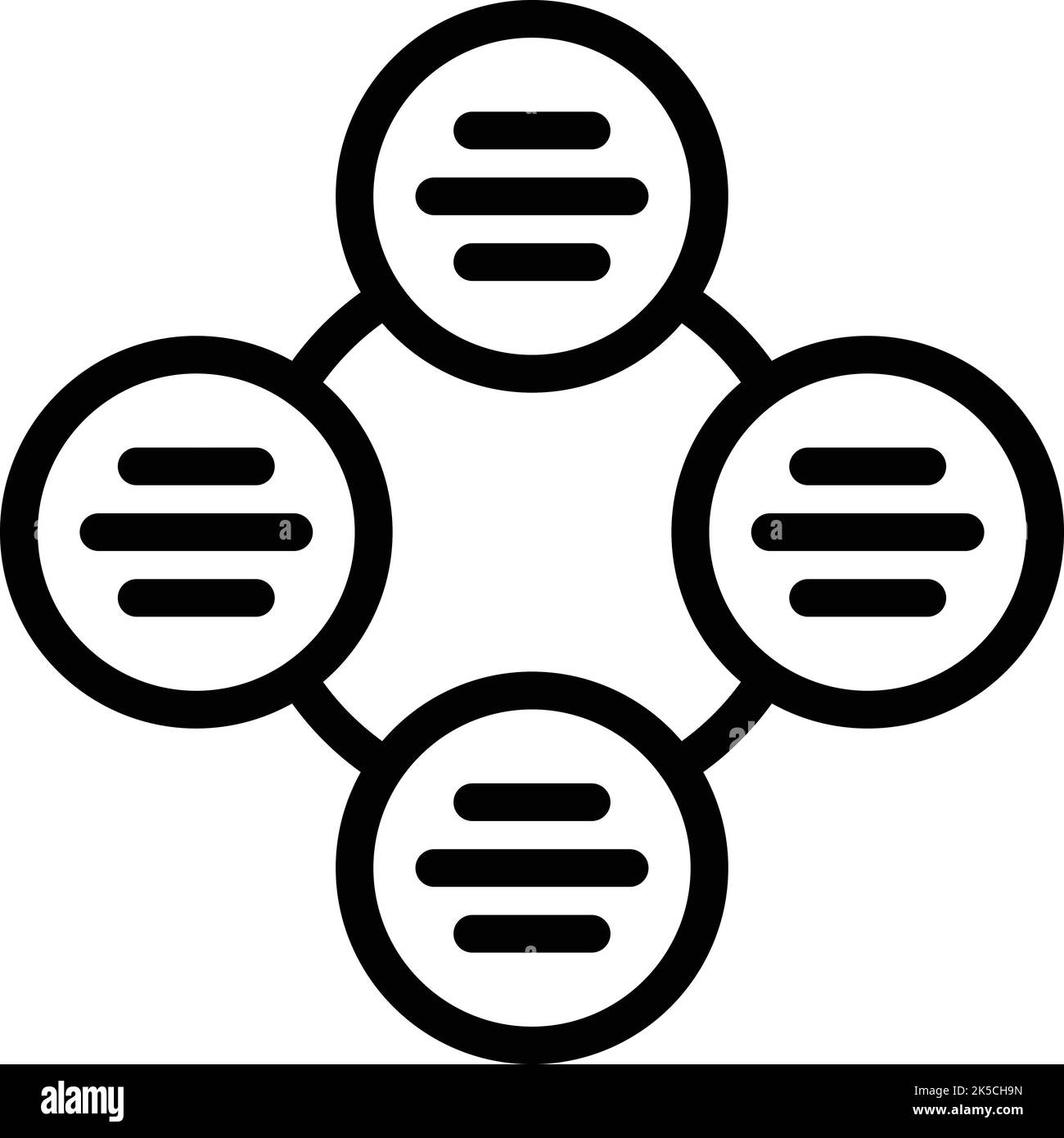 Comfort zone scheme icon outline vector. Start escape. Outside success ...