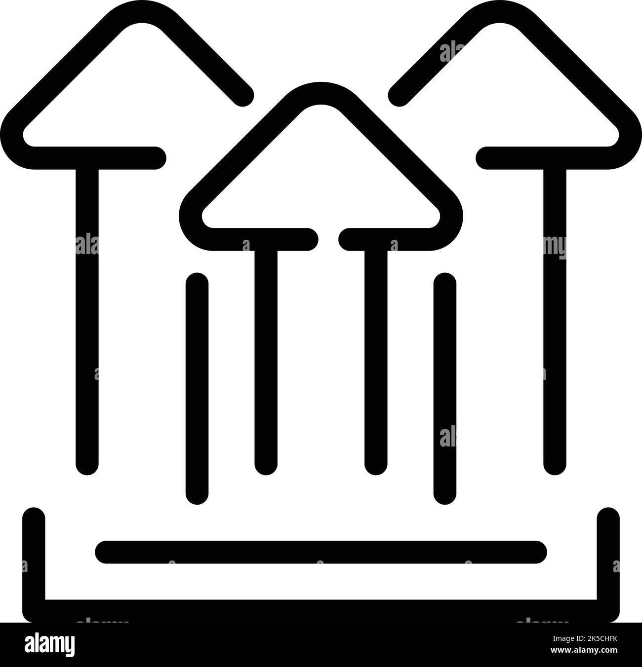 Up comfort zone icon outline vector. Change work. Business escape Stock ...