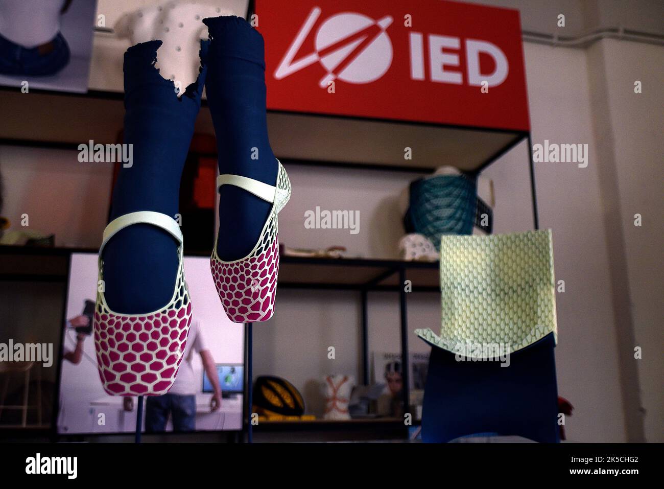 Rome, Italy. 07th Oct, 2022. Ballerina shoes custom designed and 3D ...