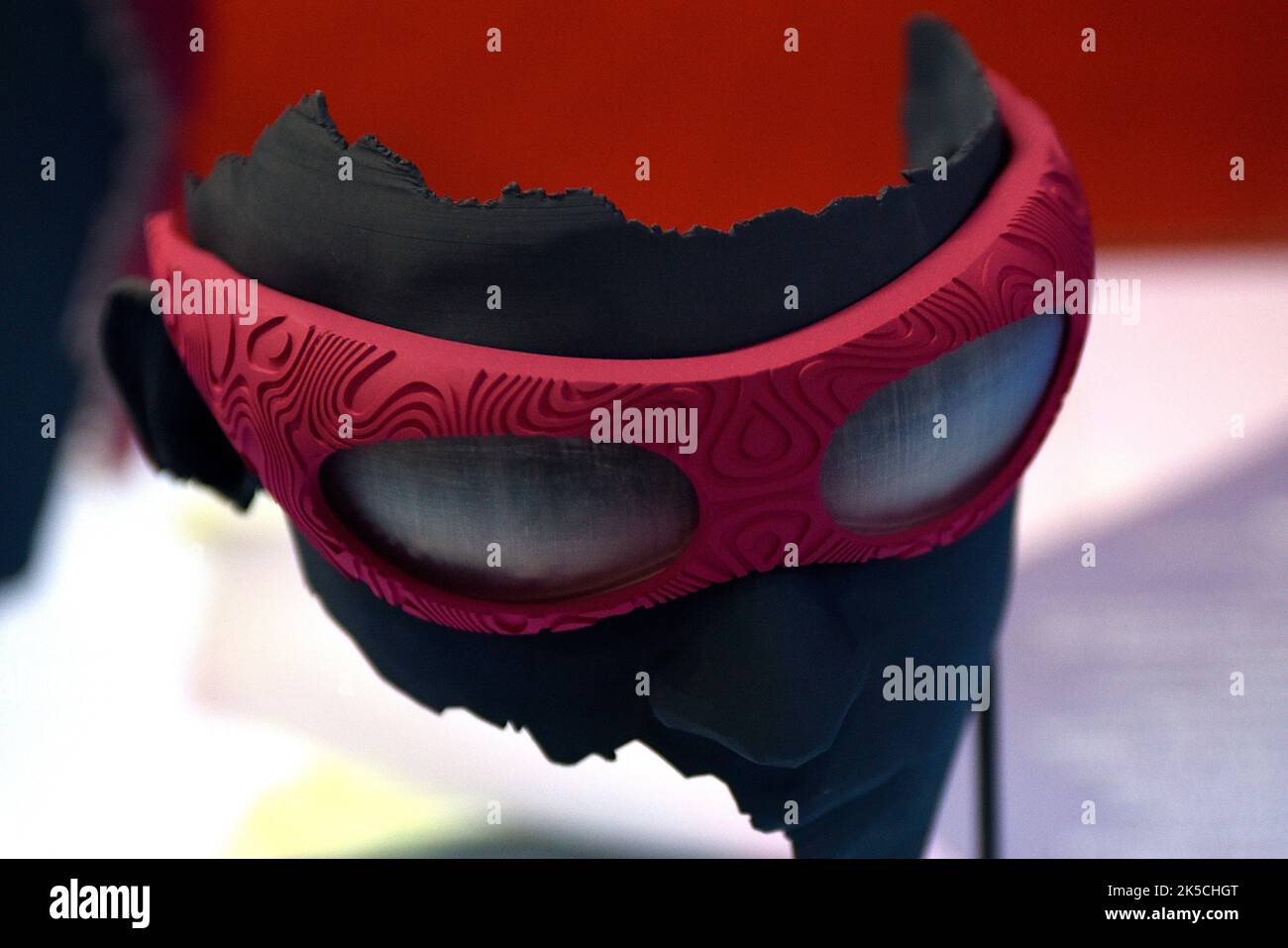 Rome, Italy. 07th Oct, 2022. Custom designed and 3D printed glasses, by ...