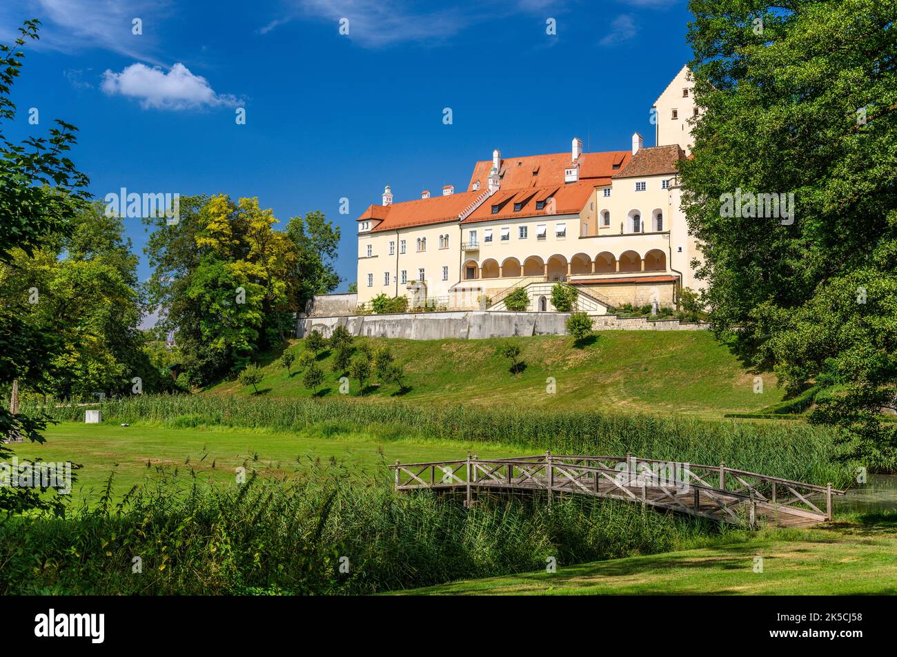 Germany, Bavaria, Fünfseenland, Seefeld, Seefeld Castle Stock Photo - Alamy