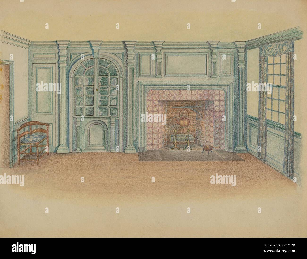 Interior, c. 1936 Stock Photo - Alamy