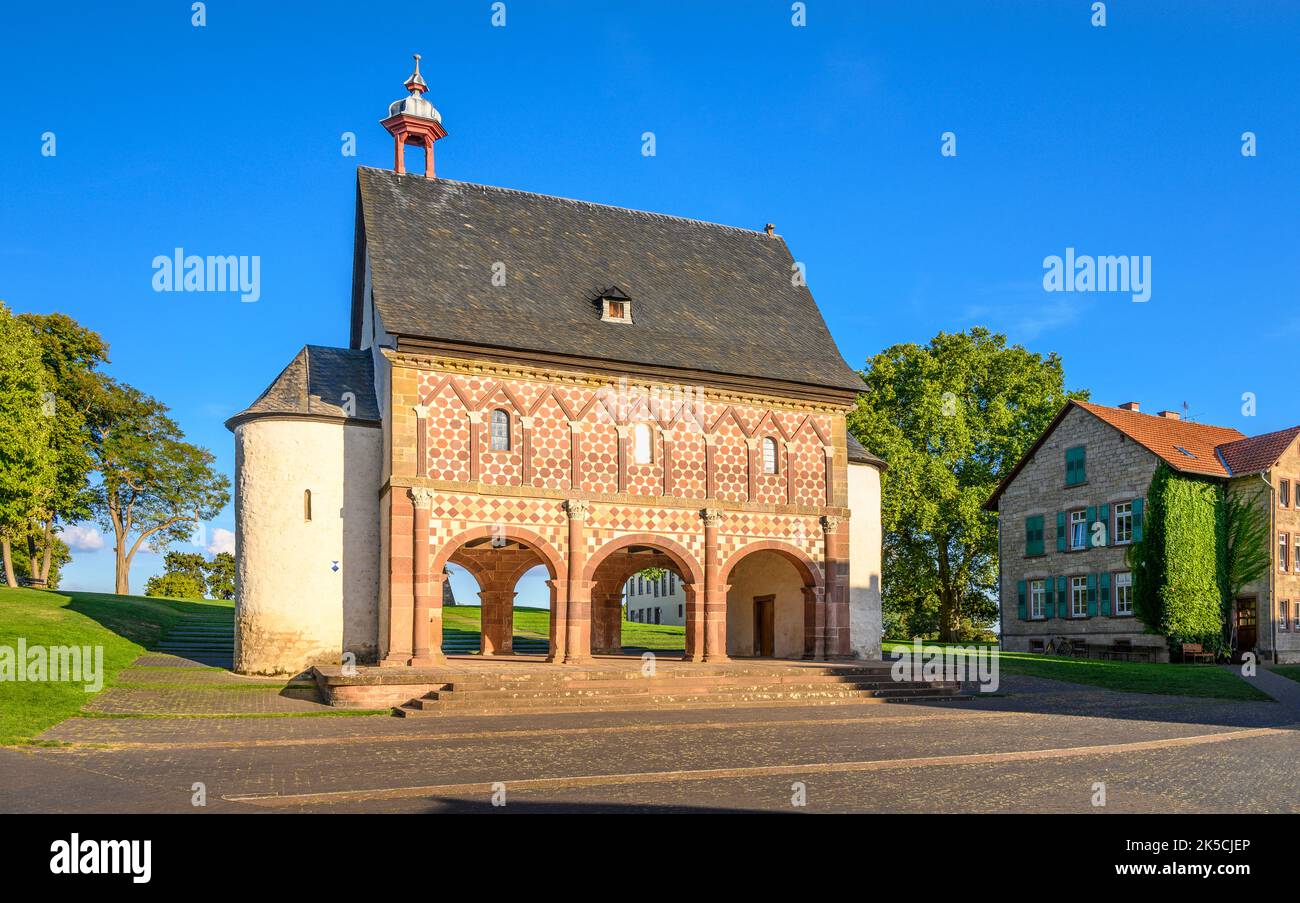 Germany, Hesse, Bergstrasse, Lorsch, Lorsch Monastery, Carolingian Gate ...