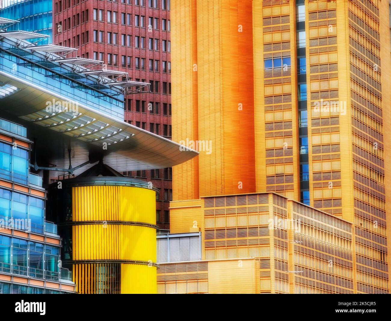 Facades of office buildings at Potsdamer Platz Berlin Stock Photo - Alamy