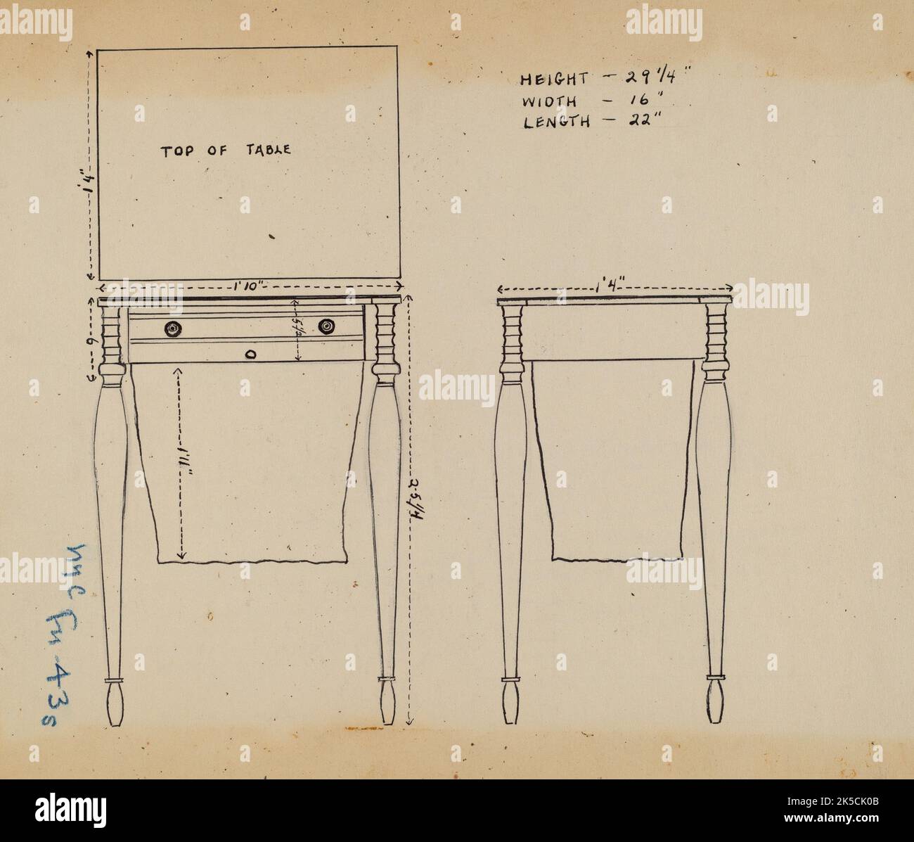 Work table measurements hi-res stock photography and images - Alamy