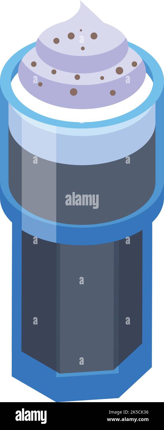 Cream milk drink icon isometric vector. Food yogurt. Ice farm Stock ...
