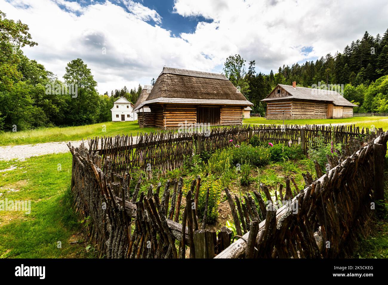 Europe, Poland, Lesser Poland Voivodeship, Muzeumä Orawski Park ...