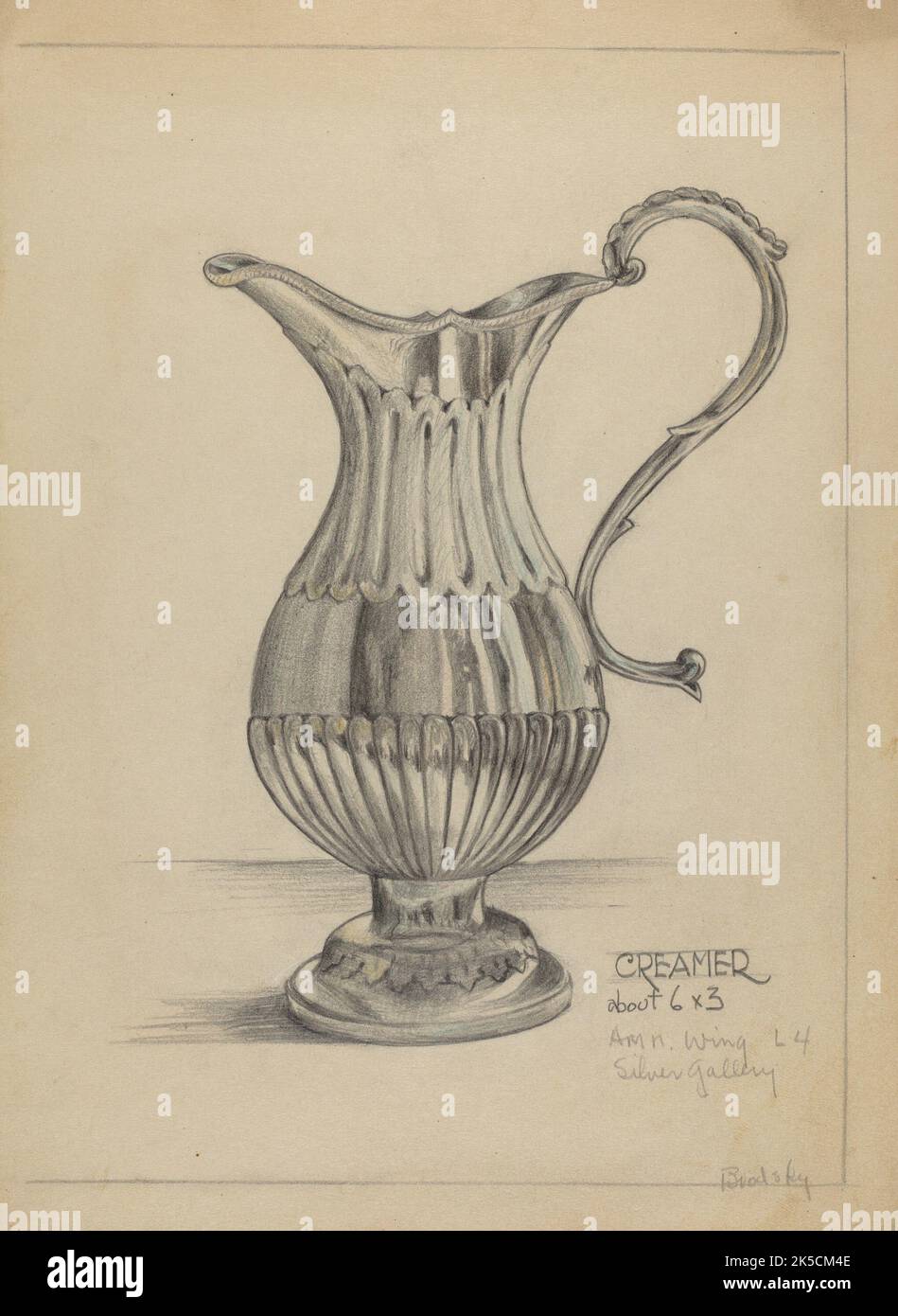 Silver Pitcher, c. 1936 Stock Photo - Alamy