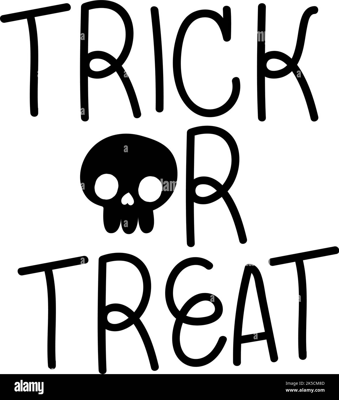 trick or treat lettering Stock Vector Image & Art - Alamy