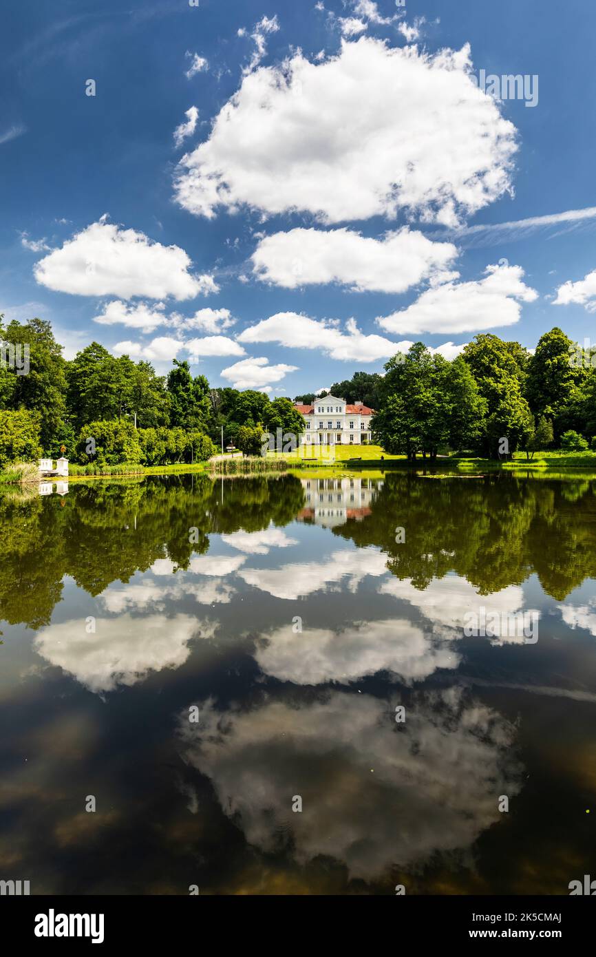 Europe, Poland, Silesian Voivodeship, Palace in Zloty Potok, Raczynscy ...