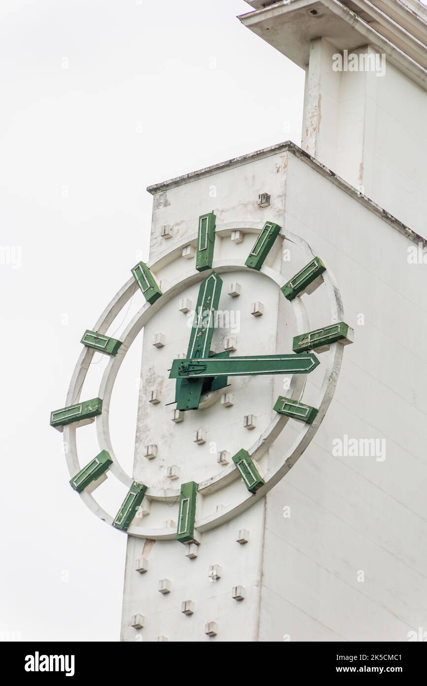 Mesbla building clock in downtown Rio de Janeiro, Brazil - September 11 ...