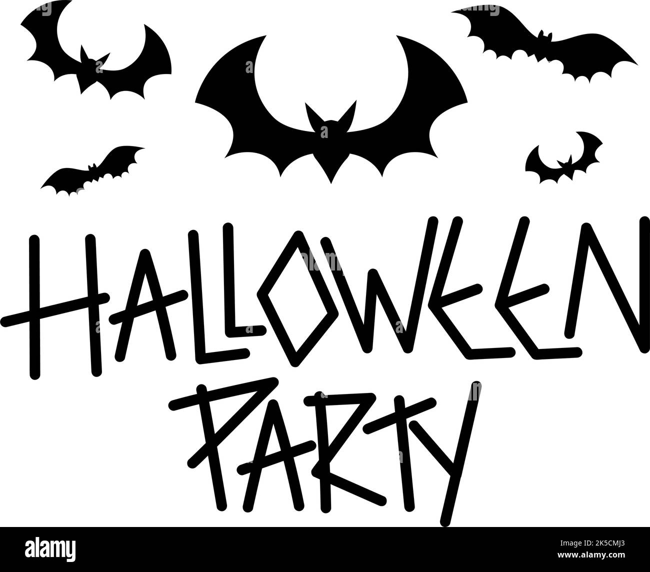 halloween party letters Stock Vector Image & Art - Alamy