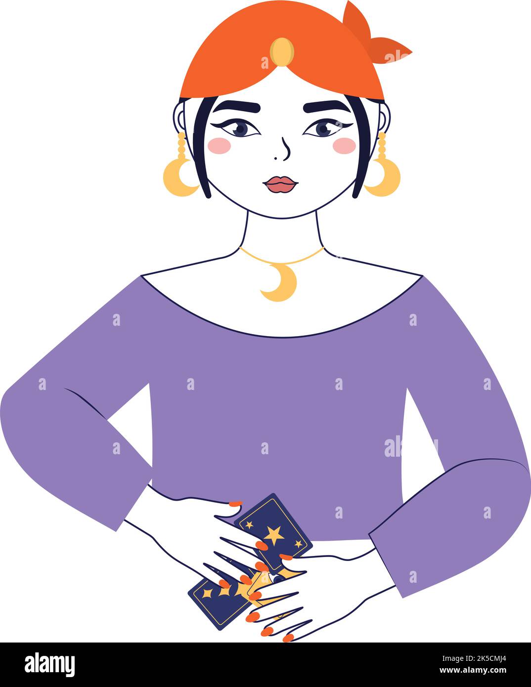 Oracle girl Stock Vector Images - Alamy