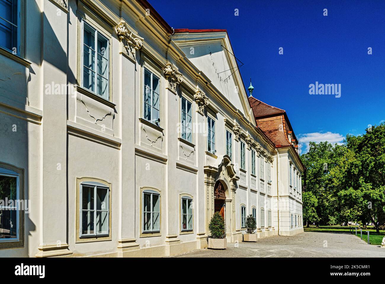 Marchegg Castle after renovation 2022 Stock Photo - Alamy