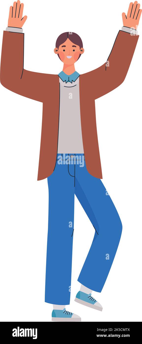 happy man design Stock Vector Image & Art - Alamy