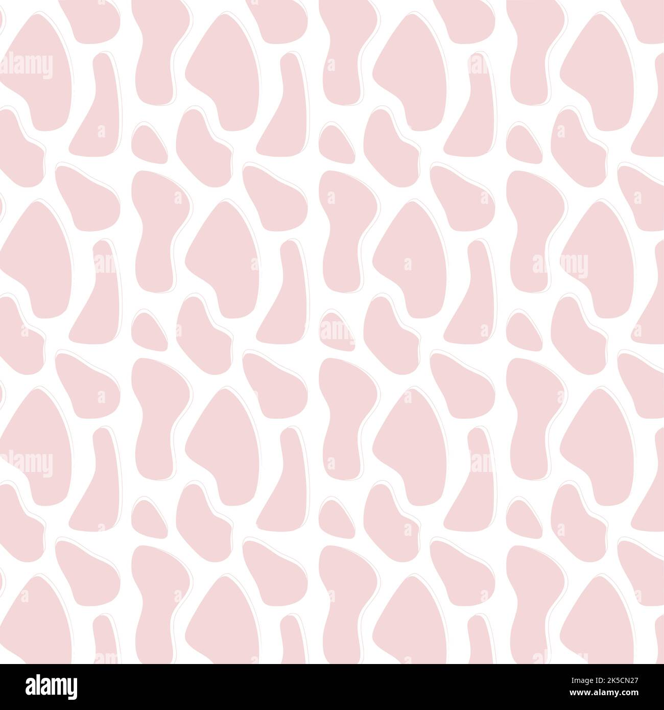 Cow Skin Texture. Cow Dairy Farm Spotted Vector Pattern Background ...