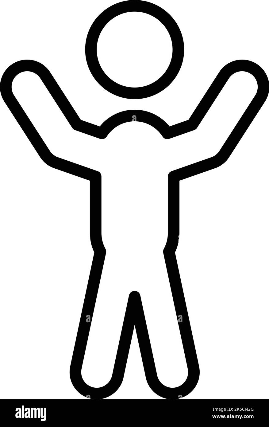 Ready defense icon outline vector. Self man judo. People fight Stock ...