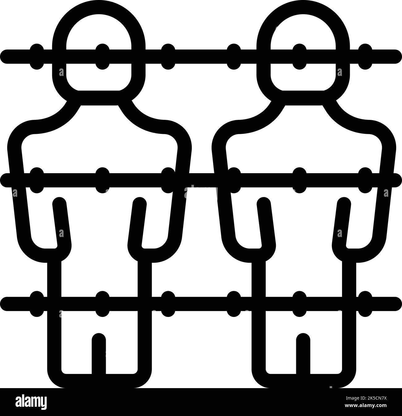 Help poor icon outline vector. Migrant people. Refugee asylum Stock ...