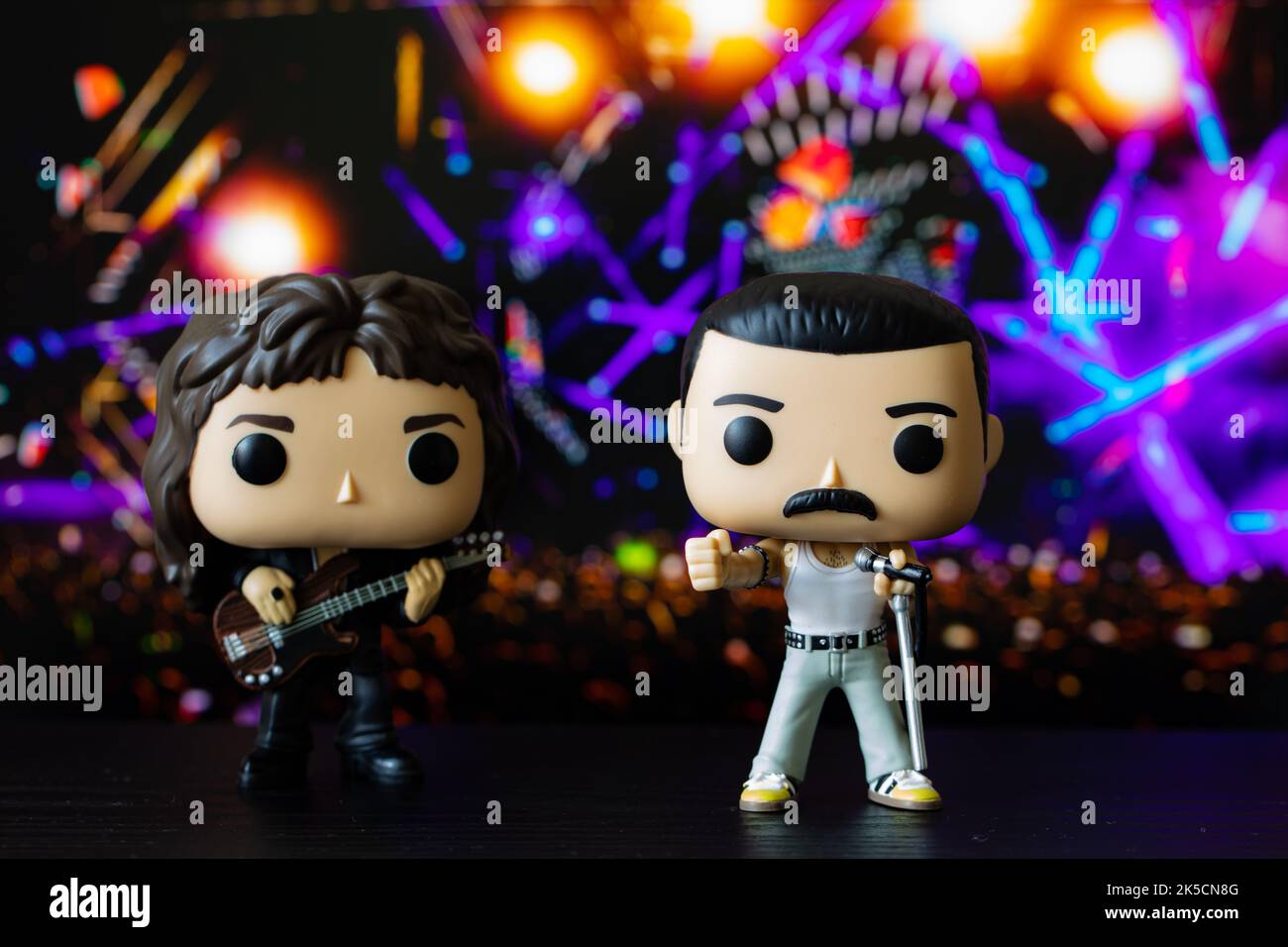 Washington, U.S. - October 7, 2022: Funko POPO vinyl figures of Freddie ...