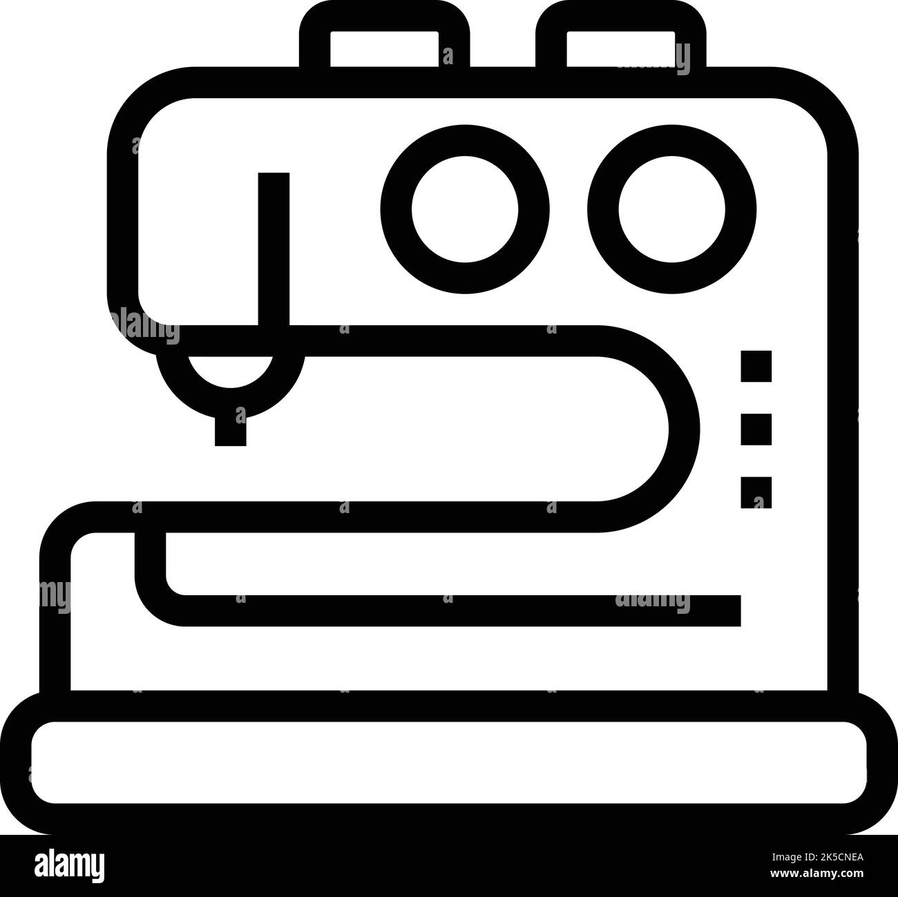 Sewing machine icon outline vector. Art craft. Hand children Stock ...