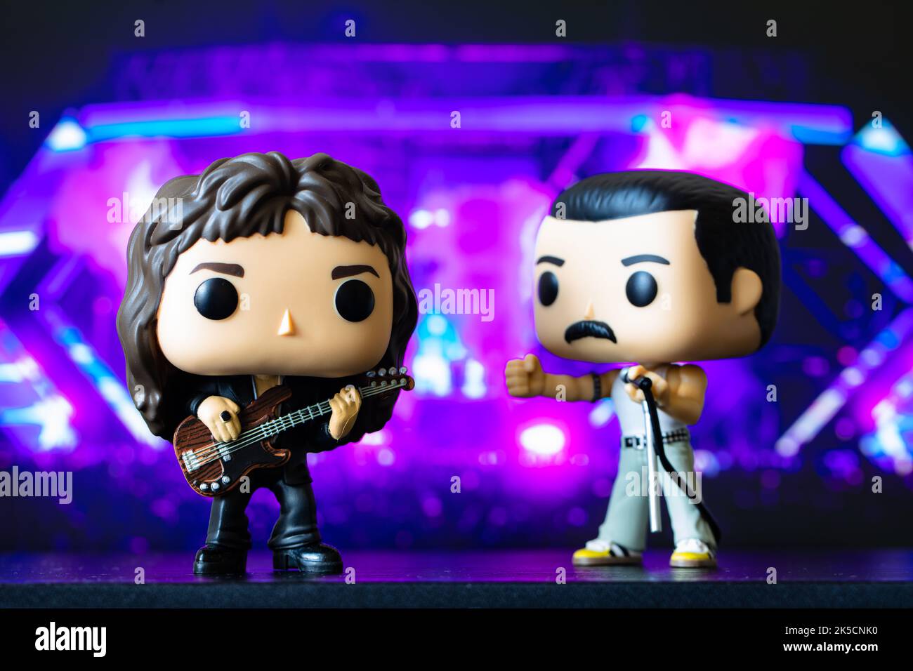 Washington, U.S. - October 7, 2022: Funko POPO vinyl figures of Freddie ...