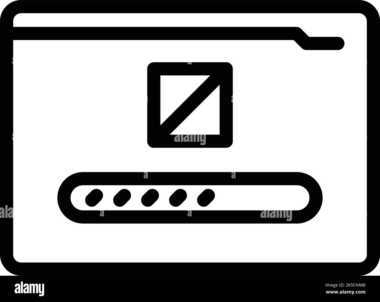 Web tracking icon outline vector. Sea barge. Port maritime Stock Vector ...