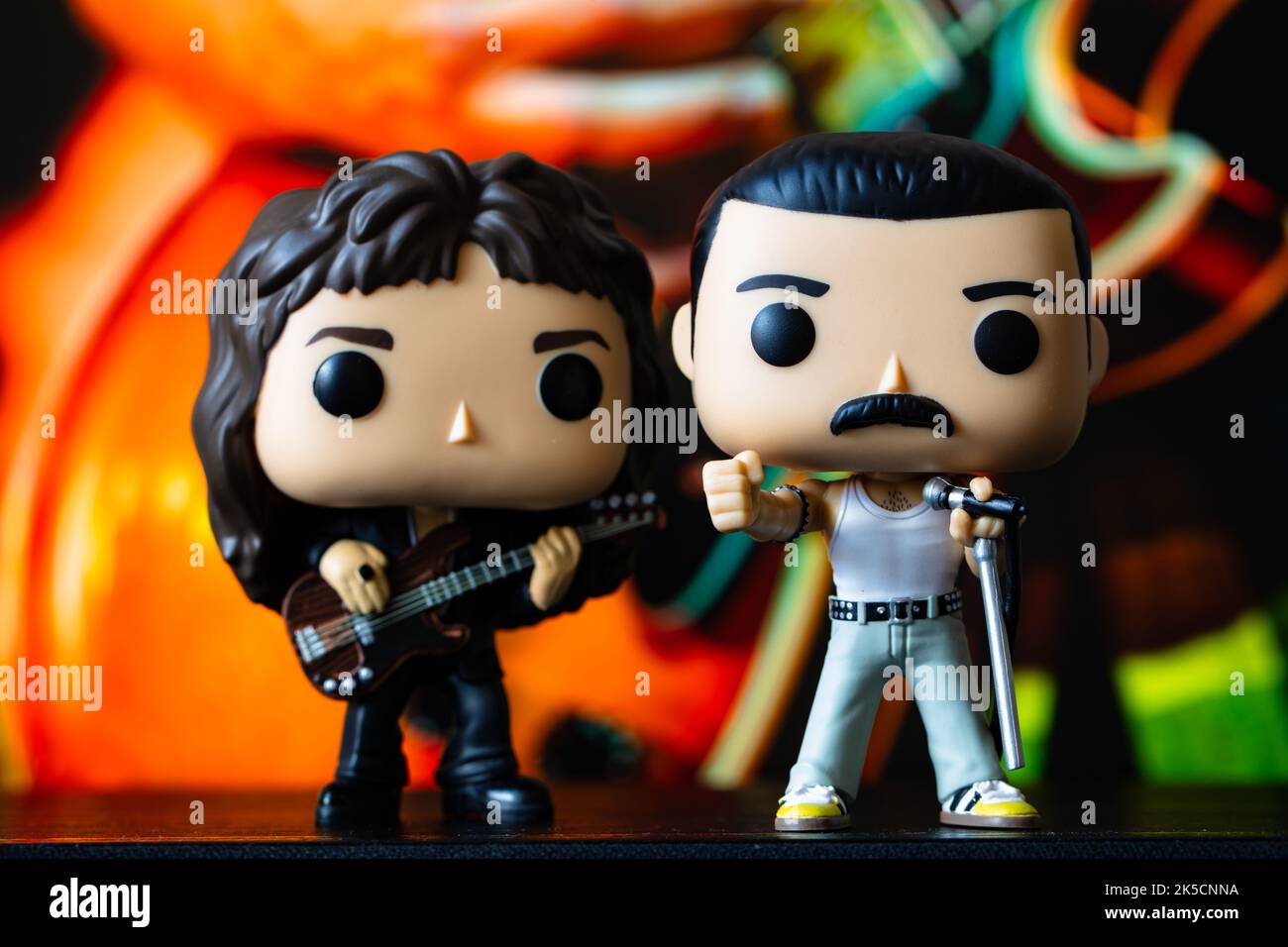 Washington, U.S. - October 7, 2022: Funko POPO vinyl figures of Freddie ...
