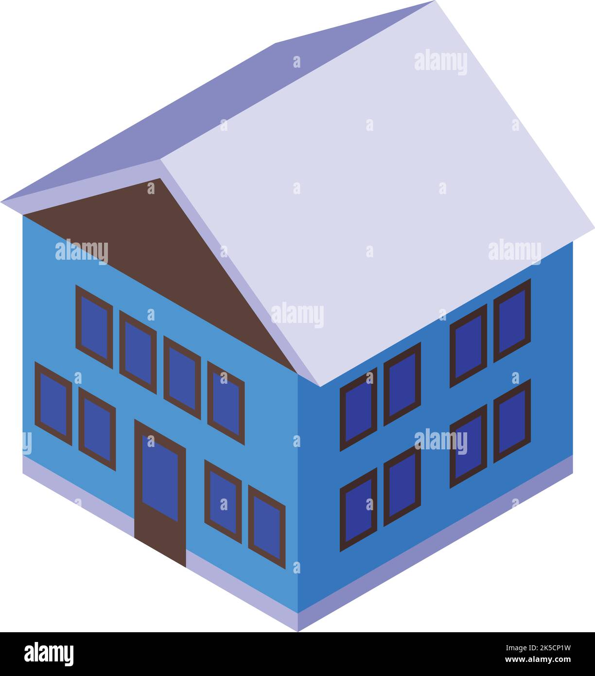 House construction icon isometric vector. Wall plaster. Worker interior ...