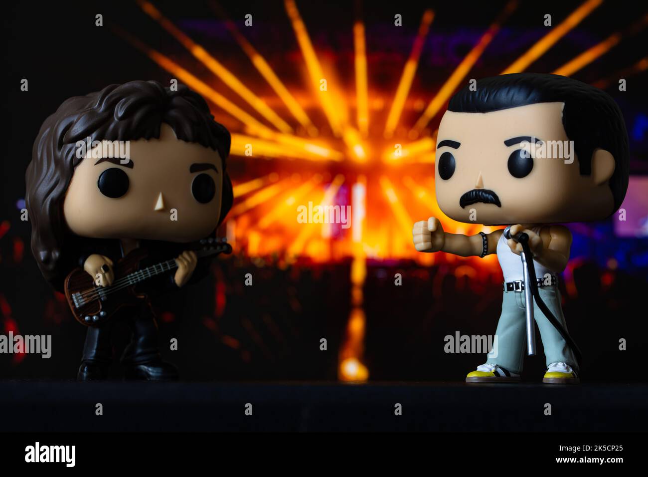 Washington, U.S. - October 7, 2022: Funko POPO vinyl figures of Freddie ...