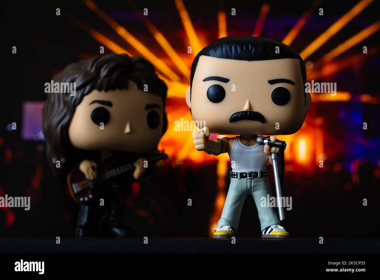 Washington, U.S. - October 7, 2022: Funko POPO vinyl figures of Freddie ...