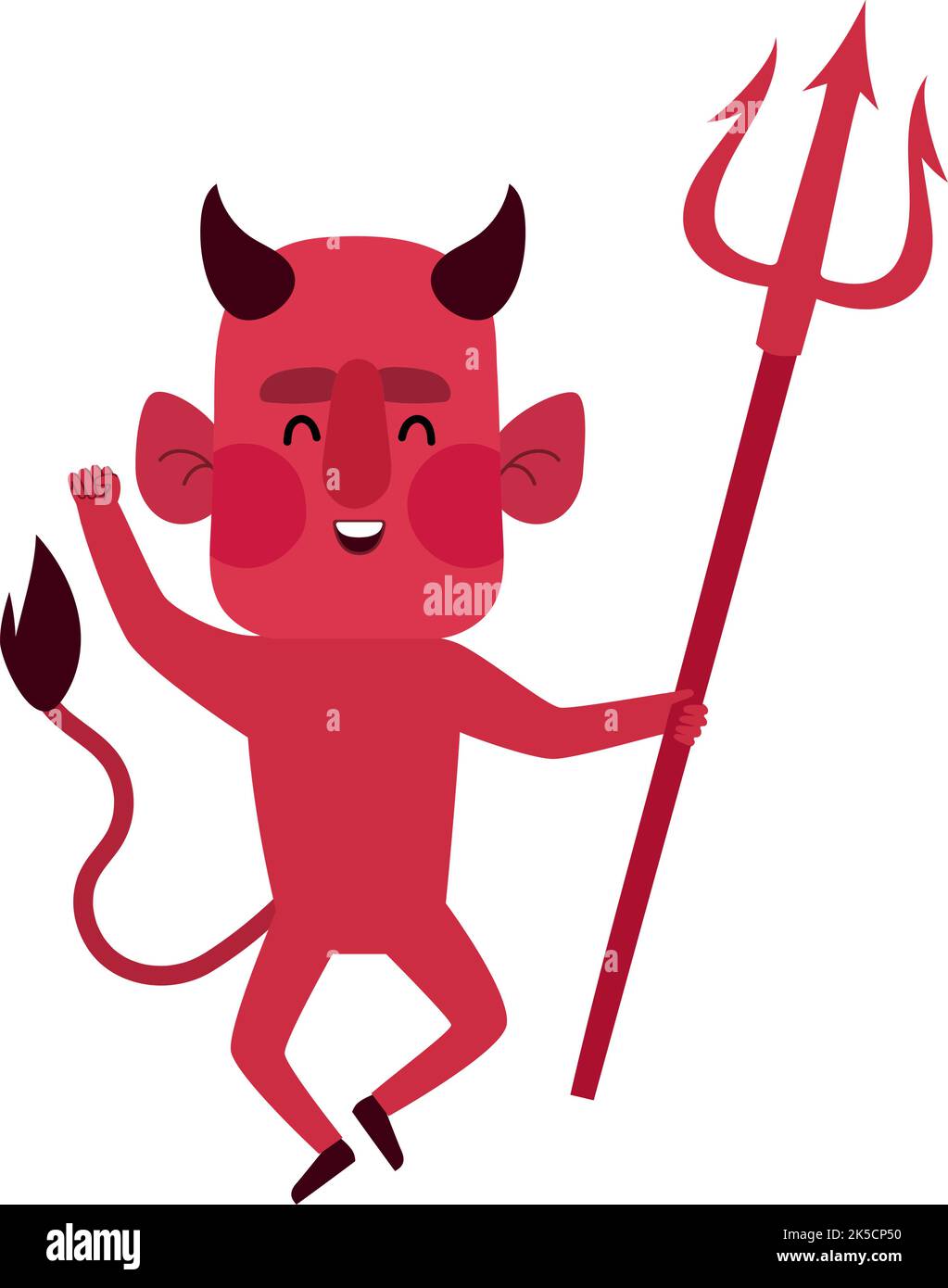 halloween devil illustration Stock Vector Image & Art - Alamy