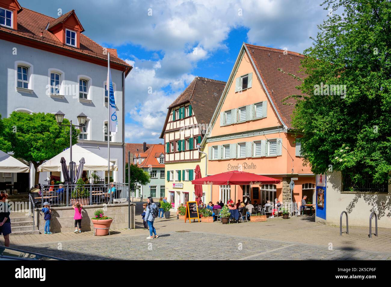 Old mansions at the marketplace hi-res stock photography and images - Alamy