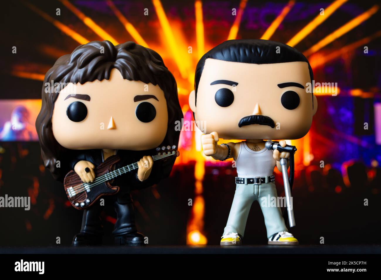 Washington, U.S. - October 7, 2022: Funko POPO vinyl figures of Freddie ...
