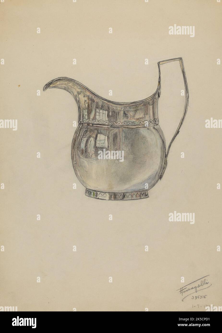 Silver Pitcher, 1936 Stock Photo - Alamy