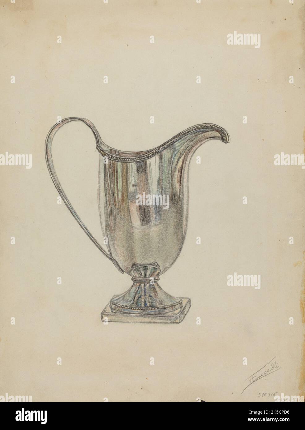 Silver Pitcher, 1936 Stock Photo - Alamy