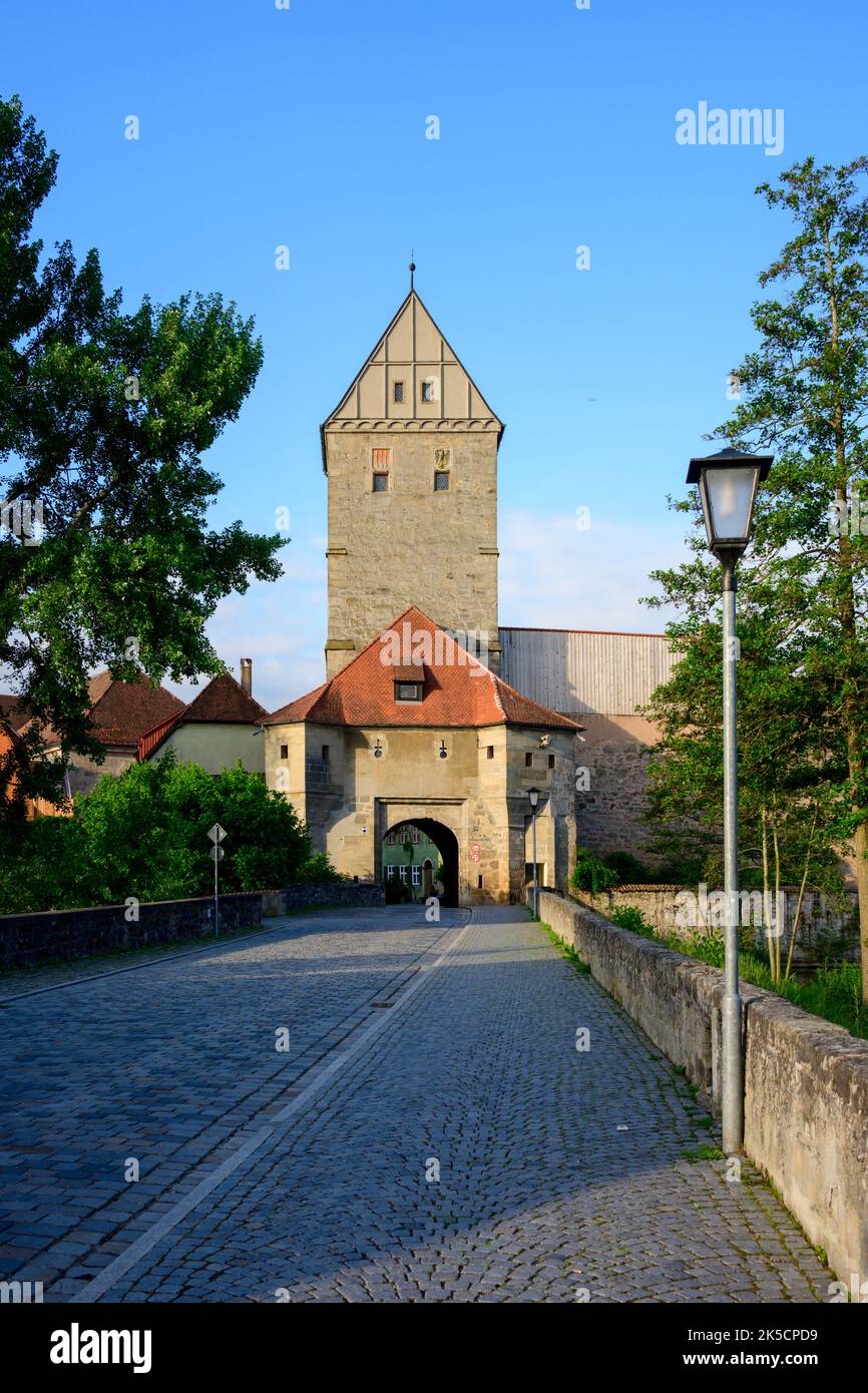 Germany, Bavaria, Dinkelsbühl, the Rothenburg Gate Stock Photo - Alamy